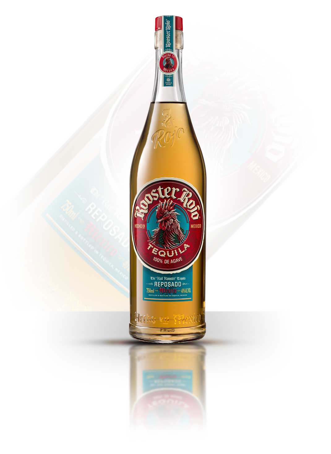 Rooster Rojo Tequila Reposado - Diversa Spezialitäten